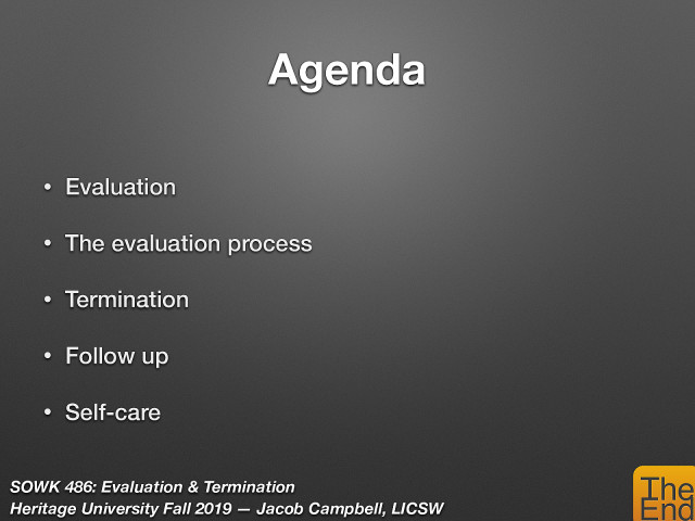 Week 14 Evaluation And Termination The Ending Of The Professional week-14-evaluation-and-termination-the-ending-of-the-professional